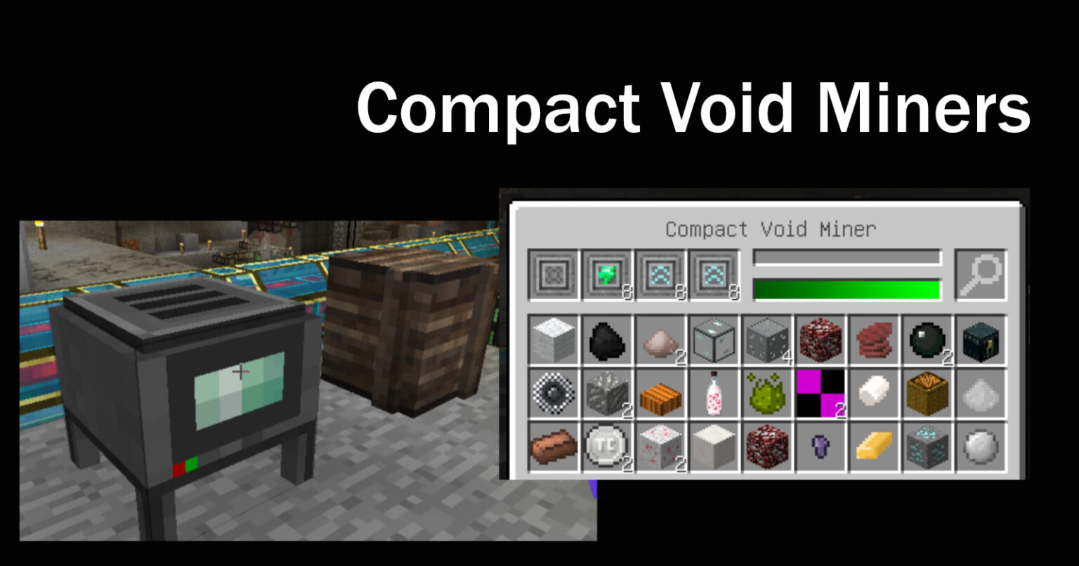 エネルギーから様々なアイテムを作り出す「Compact Void Miners」の使い方【Minecraft】 | MCModAdv